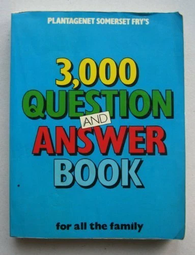 3,000 QUESTION AND Answer Book by Plantagenet Somerset Fry 0261666495 ...
