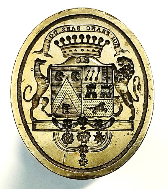 SCEAU CACHET ARMOIRIES Général division Napoléon 1er Empire, Légion d’Honneur EUR 380,00 ...