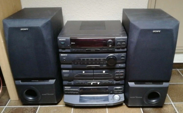 SONY MUSIK HIFI Anlage HCD-N455 175 Watt mit Twin Subwoofer £99.03 ...