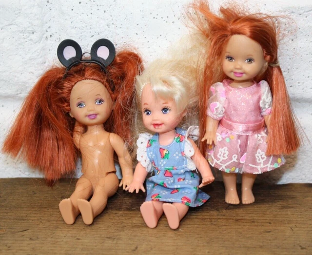 MATTEL BARBIE FRIENDS Little Sister Doll Kelley 1994 Lot of 3 £12.40 ...