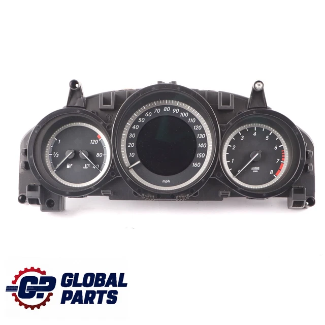 MERCEDES W204 DASHBOARD Instrument Cluster Speedometer MPH Display ...