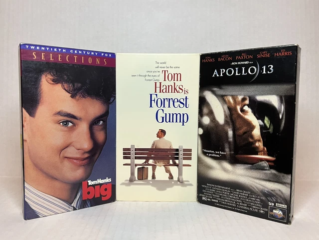 FORREST GUMP, BIG, Apollo 13 VHS 3-Pack Movie Combo LOT Tom Hanks £5.42 ...