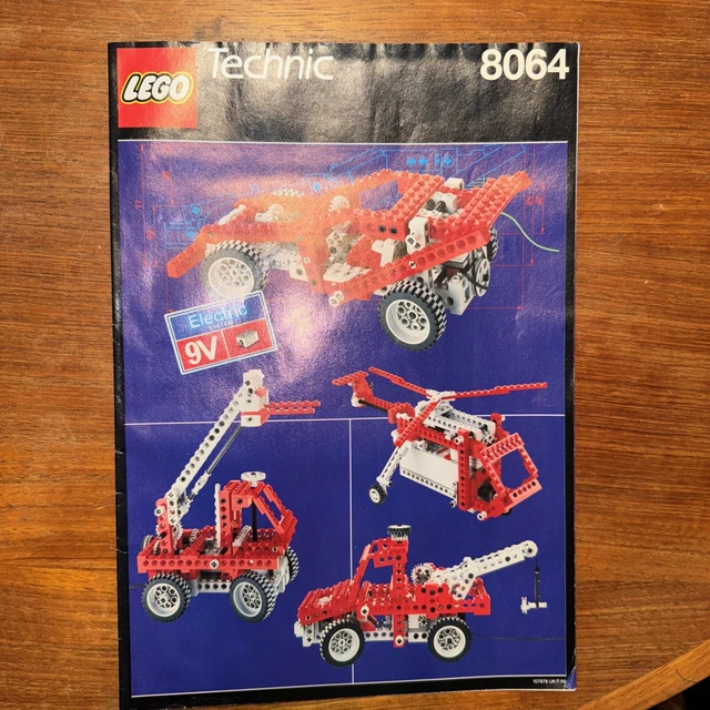 LEGO TECHNIC - 8064 instruction booklet ONLY Motorized Universal set £5 ...