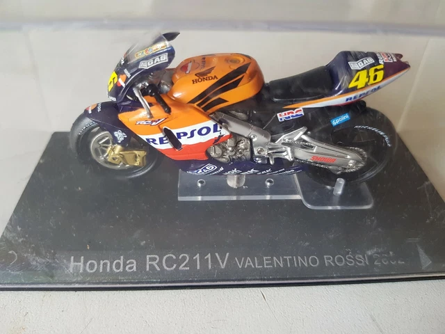 HONDA RC211V MOTO GP Bike - Valentino Rossi 2002 Replica Model EUR 27 ...
