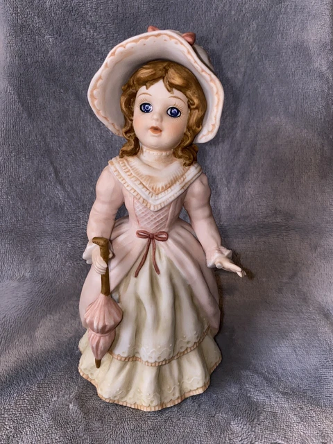 THE VICTORIANS BY Enesco Lady Elizabeth Porcelain Sculpture Figurine ...