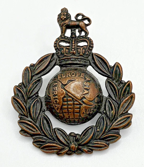 WW1 ROYAL MARINES Corps Cap Badge £19.99 - PicClick UK