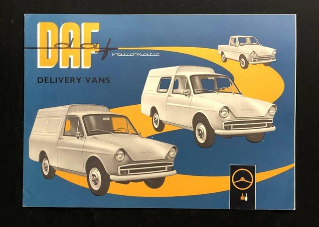 DAF DELIVERY VAN Variomatic Motor Car Sales Brochure Uk Market ...