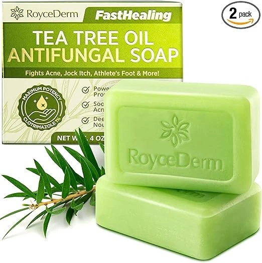 TEA TREE OIL Antifungal Soap – Antifungal Treatment for Face & Body ...