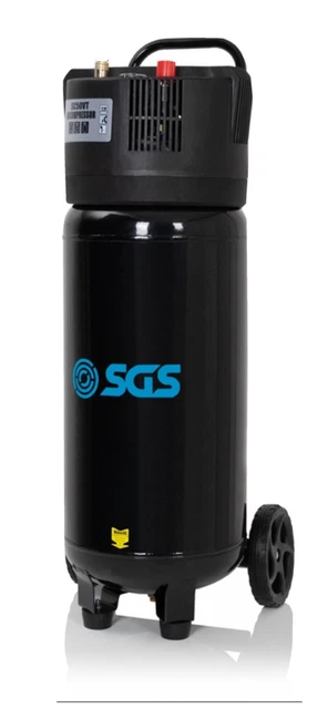 SGS 50 LITRE Oil Free Direct Drive Vertical Air Compressor - 6.2 Cfm ...