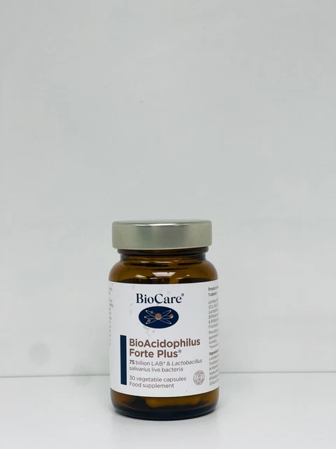 BIOCARE BIOACIDOPHILUS FORTE Plus 30 capsules £60.00 - PicClick UK