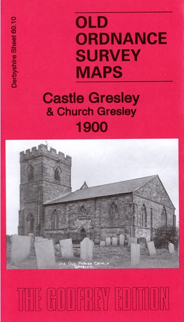 OLD ORDNANCE MAP Castle Gresley & Church Gresley 1900 - Derbyshire ...