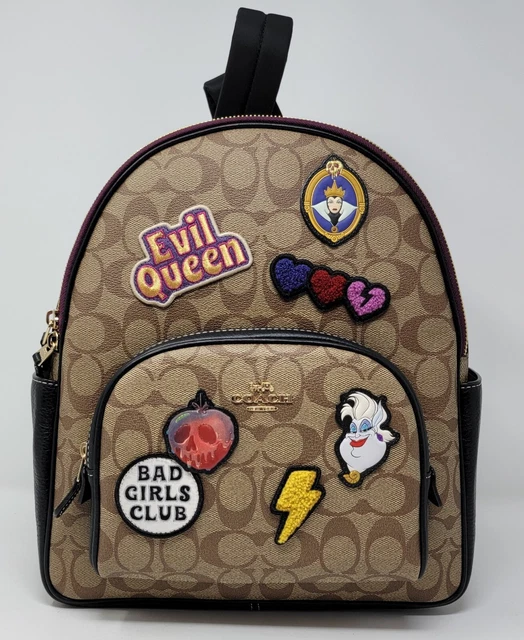 COACH DISNEY X Court Backpack in Signature Canvas With Patches CC148 £ ...