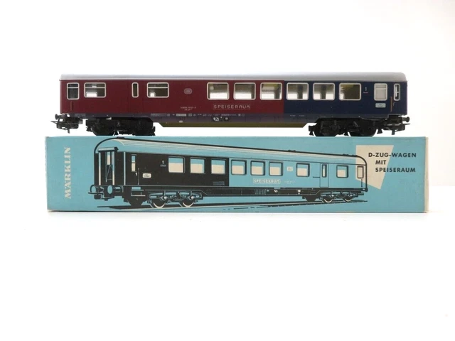 (HQ416) MÄRKLIN 4078 H0 AC D-Zug-Wagen mit Speiseraum DB, OVP EUR 8,25 - PicClick DE