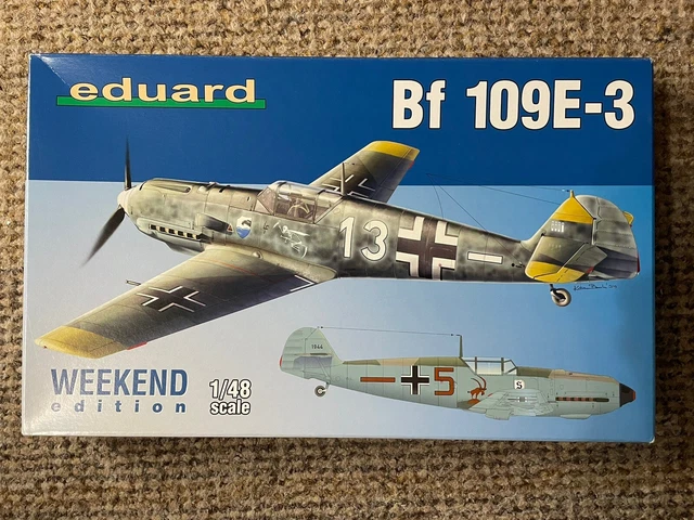 EDUARD 148TH MESSERSCHMITT Bf 109E-3 Weekend Edition' #84157- OOP £13.50 - PicClick UK