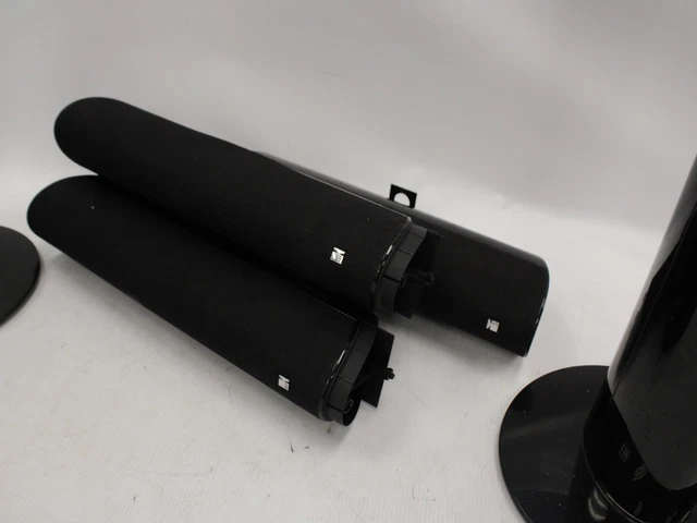 KEF TOWER SPEAKERS & HTC5001.2 Satellite Speaker Set (Black) - T33 £27. ...