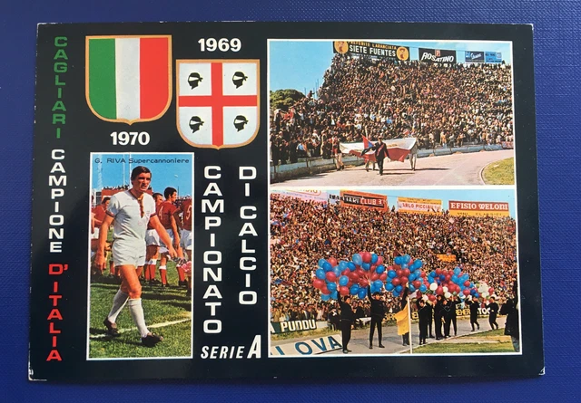 CARTOLINA CAGLIARI CAMPIONE D'italia 1969/70 Gigi Riva EUR 9,99 ... CARTOLINA CAGLIARI CAMPIONE D'italia 1969/70 Gigi Riva EUR 9,99 ...
