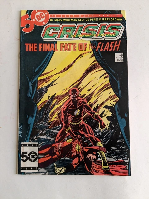 CRISIS ON INFINITE Earths 8 - Death Of The Flash - JLA - DC Comics EUR ...
