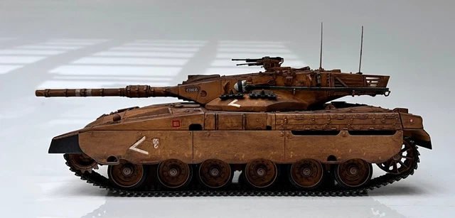 1:35 ISRAEL MERKAVA IDF MBT Panzer Tank Tamiya Model Kit gebaut pro ...
