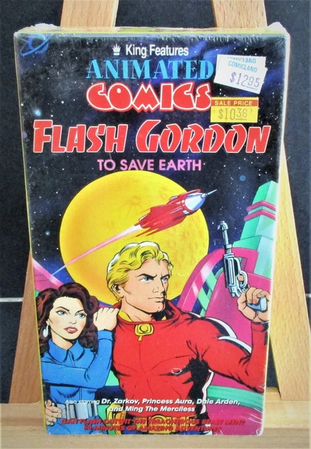FLASH GORDON TO Save Earth VHS bande dessinée animée caractéristiques ...