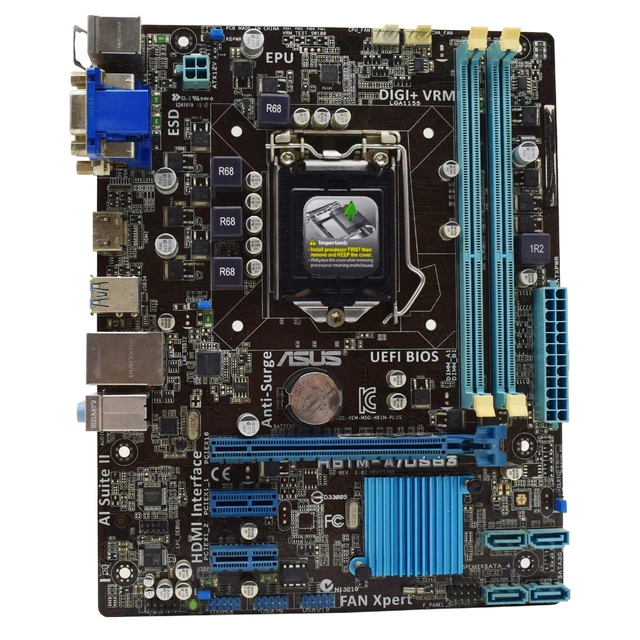ASUS H61M-A/USB3 MOTHERBOARD mATX Intel H61 LGA1155 DDR3 16GB SATA2 ...