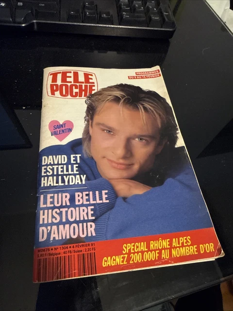 TELE POCHE N° 1304 Complet - David Et Estelle Hallyday 1991 EUR 5,00 ...
