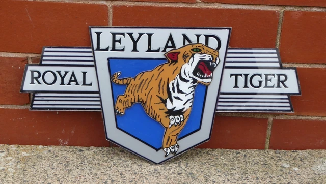 LEYLAND ROYAL TIGER Replica Classic Bus Badge ideal for a display board ...