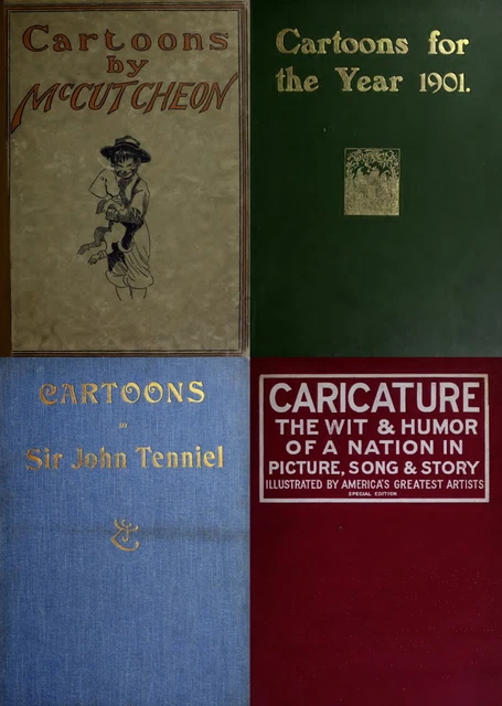 CARICATURE CARTOON DRAWING Animation Humor Comic Art - 231 Old Books on ...