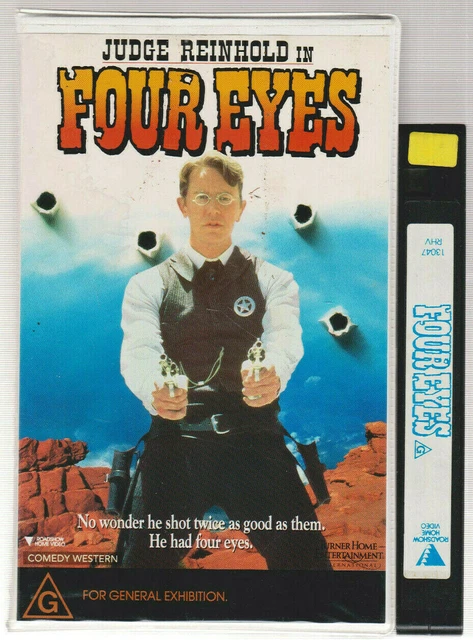 RARE VHS VIDEO Tape FOUR EYES Big Box Ex-Rental Clamshell Case Roadshow Reinhold $80.00 ...