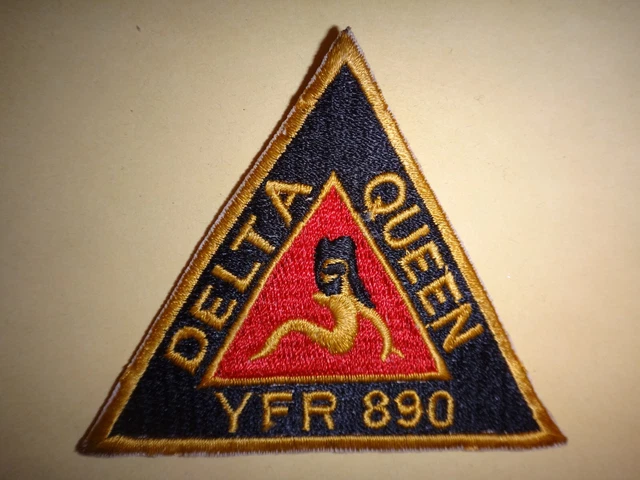 VIETNAM WAR PATCH US Navy USS Delta QUEEN YFR-890 River Support in ...