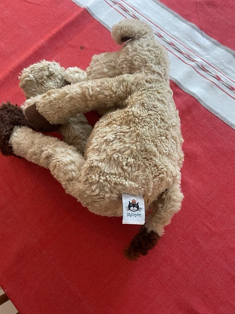JELLYCAT RETIRED RARE Poppy Pickles Large Beige Dog Soft Toy Plush ...