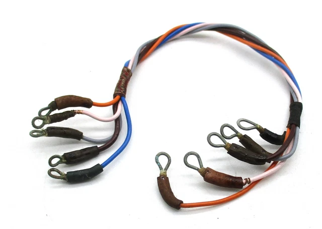 VINTAGE ROTARY TELEPHONE 5 inch Dial Loom with loop connectors £7.59 ...