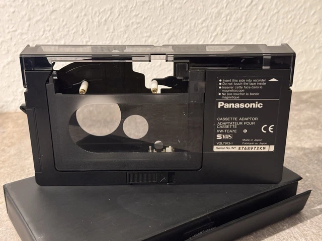 PANASONIC KASSETTEN ADAPTER VHS VHS-C Cassetten Adaptor für ...