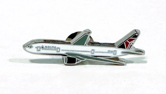 DELTA AIRLINES BOEING 767-300 Jet Airplane Logo Tack Lapel Pin Pilot ...