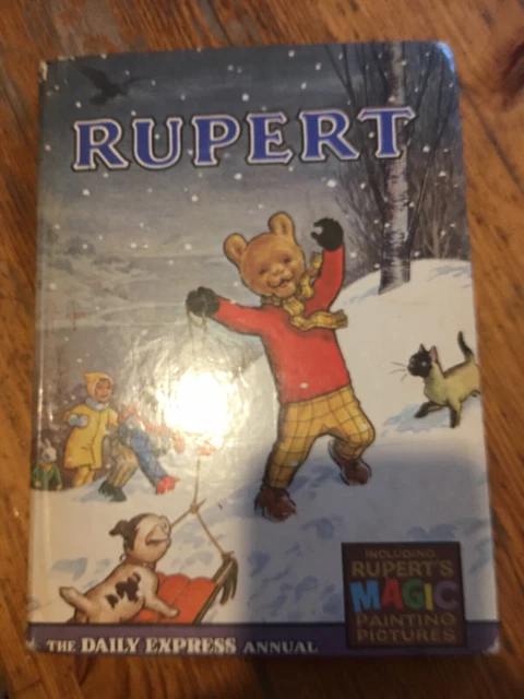 RUPERT ANNUAL 1967 including Golly Caricature and Ruperts magic ...