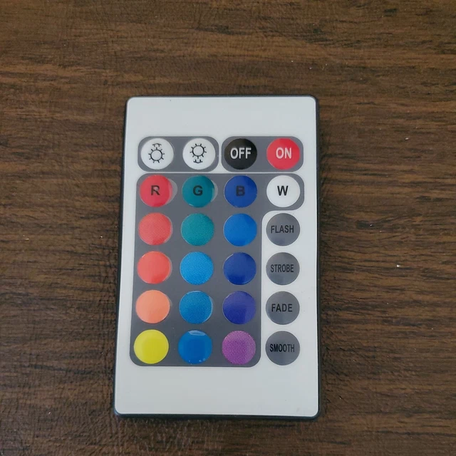 LIGHTING REMOTE CONTROL 24-Key Replacement Controller EUC LED Light ...