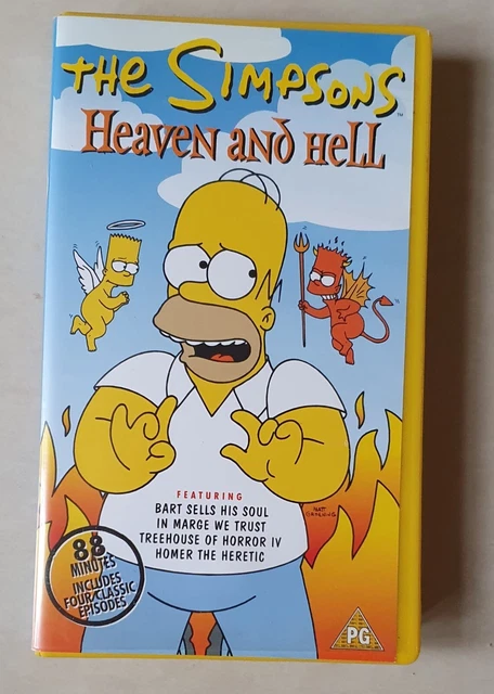 THE SIMPSONS HEAVEN And Hell (Animated) (VHS, 1998) £2.85 - PicClick UK