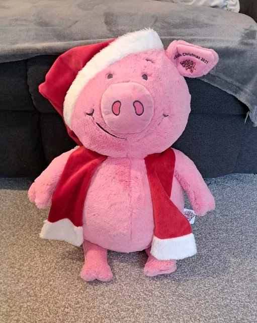 MARKS & SPENCER Christmas Percy Pig Limited edition 2021 Soft plush ...