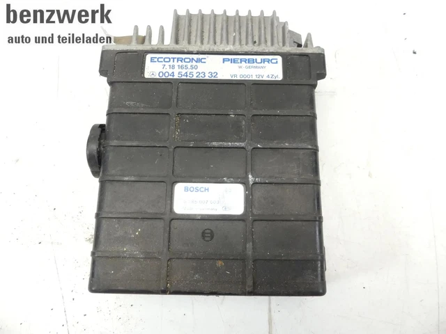 MERCEDES W124 M102 Motorsteuergerät ECU MSG Piergurg 7.18165.50 ...