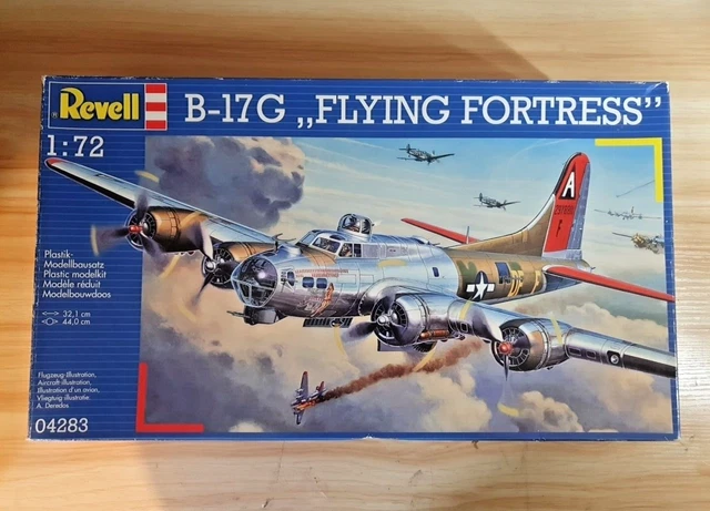 REVELL 04283 BOEING B-17G FLYING FORTRESS 1/72 Model Aircraft Kit $50. ...