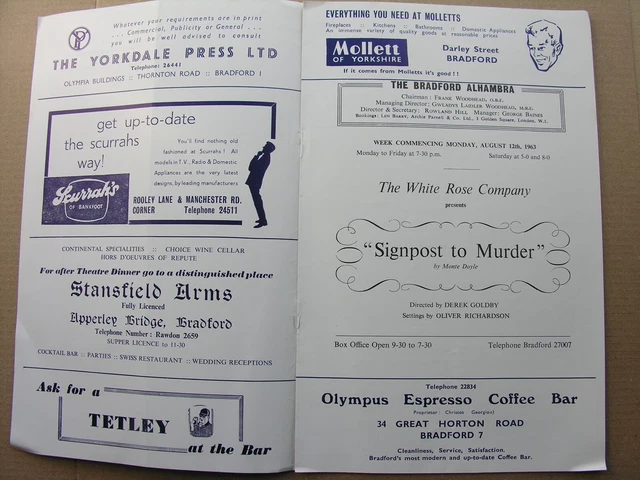 1963 SIGNPOST TO MURDER Monte Doyle Gillian Barge Bruce McKenzie ...