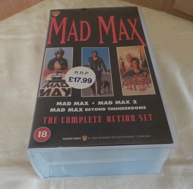 3 X MAD Max Films on 2 VHS Videos - Boxed £6.96 - PicClick UK