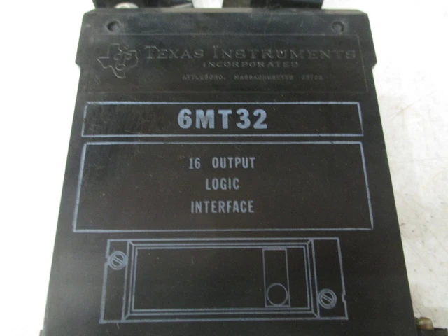 TEXAS INSTRUMENTS 6MT32 Output Logic Interface Module (Lot of 3) $124. ...