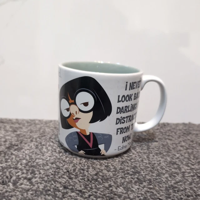 EDNA MODE INCREDIBLES Mug Disney Pixar No Capes Darling Glasses Bold ...