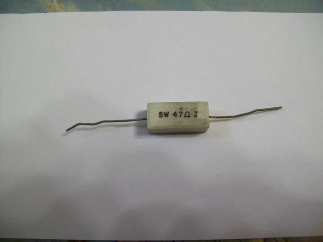NOS 5W CERAMIC Resistor (select values) $1.10 - PicClick AU