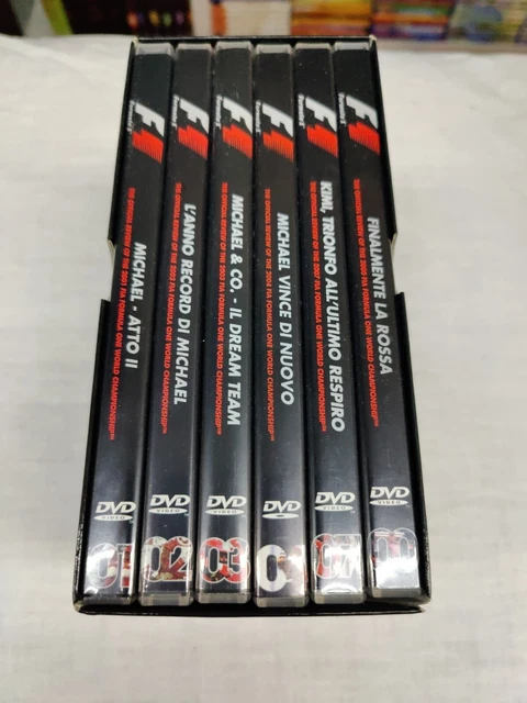 COFANETTO DVD I Film Del Mondiale - F1 Formula 1 Uno - Box 12 DVD EUR ...