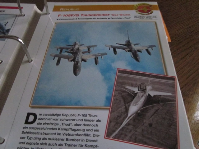 FASZINATION 4 164 Republic F 105/G Thunderchief wild Weasel USA EUR 4 ...
