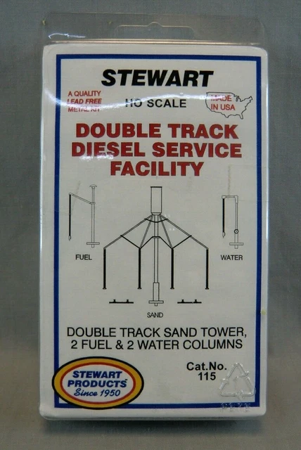 STEWART CLASSICS 115 - Double Track Diesel Service Facility - HO Scale ...