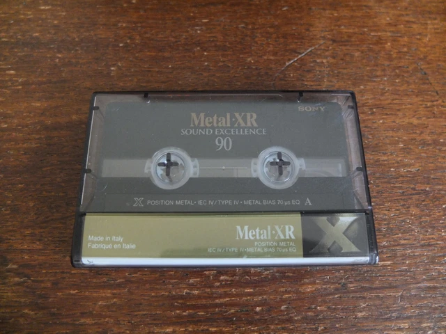 BLANK AUDIO K7 Cassette Tape SONY Metal XR 90 Type IV new EUR 22,00 ...