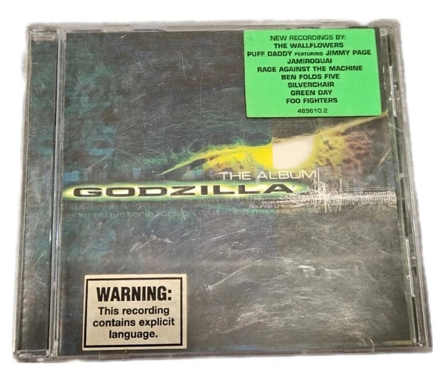 RARE GODZILLA THE Album 1998- Original Movie Soundtrack 15 Track CD £5. ...