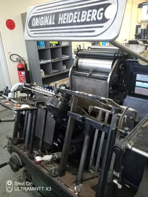 HEIDELBERG T PLATTEN, Max sheet Size:260 x 380 mm, Max Image:260 x 350 ...